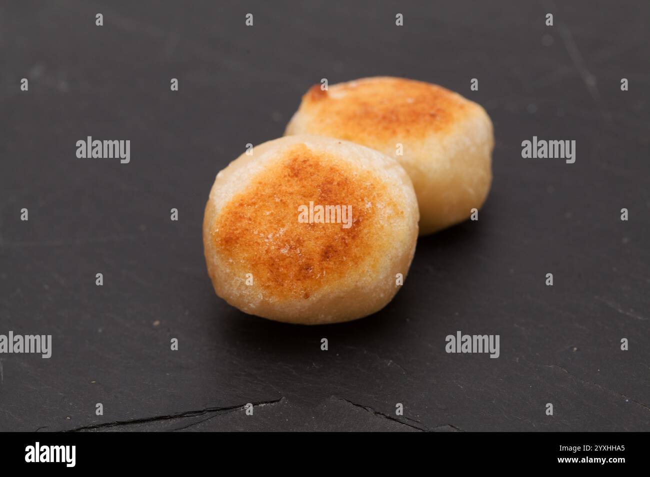 Pastel de yema, candied yolk covered in marzipan, one of many Spanish ...