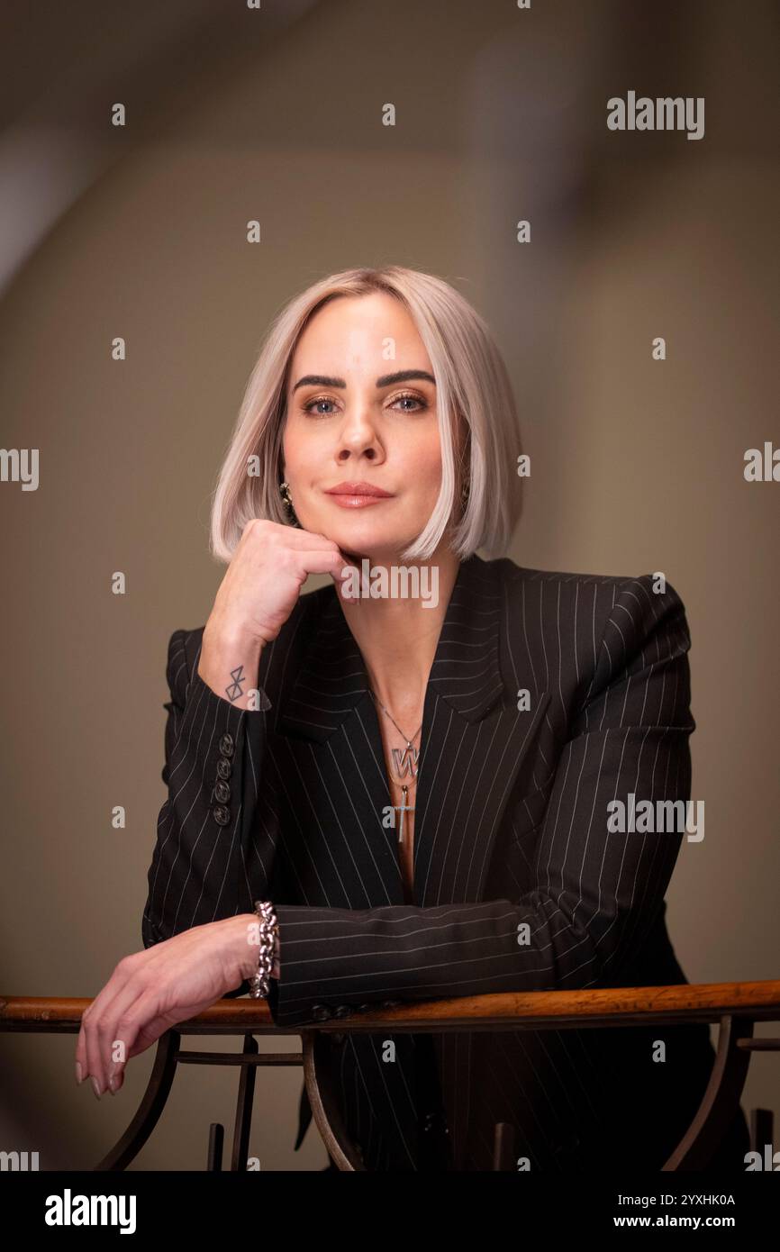 Oslo 20241216. Ina Wroldsen portrayed at the Press conference with this ...