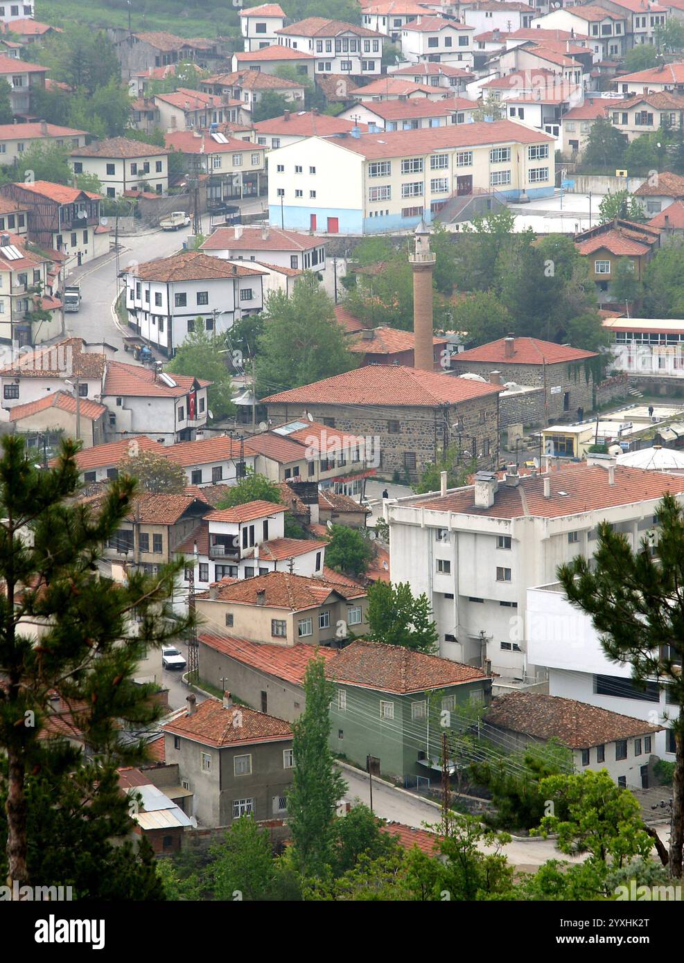 The Grand Mosque in Ayas, Ankara, Turkey, was built in the 15th century ...