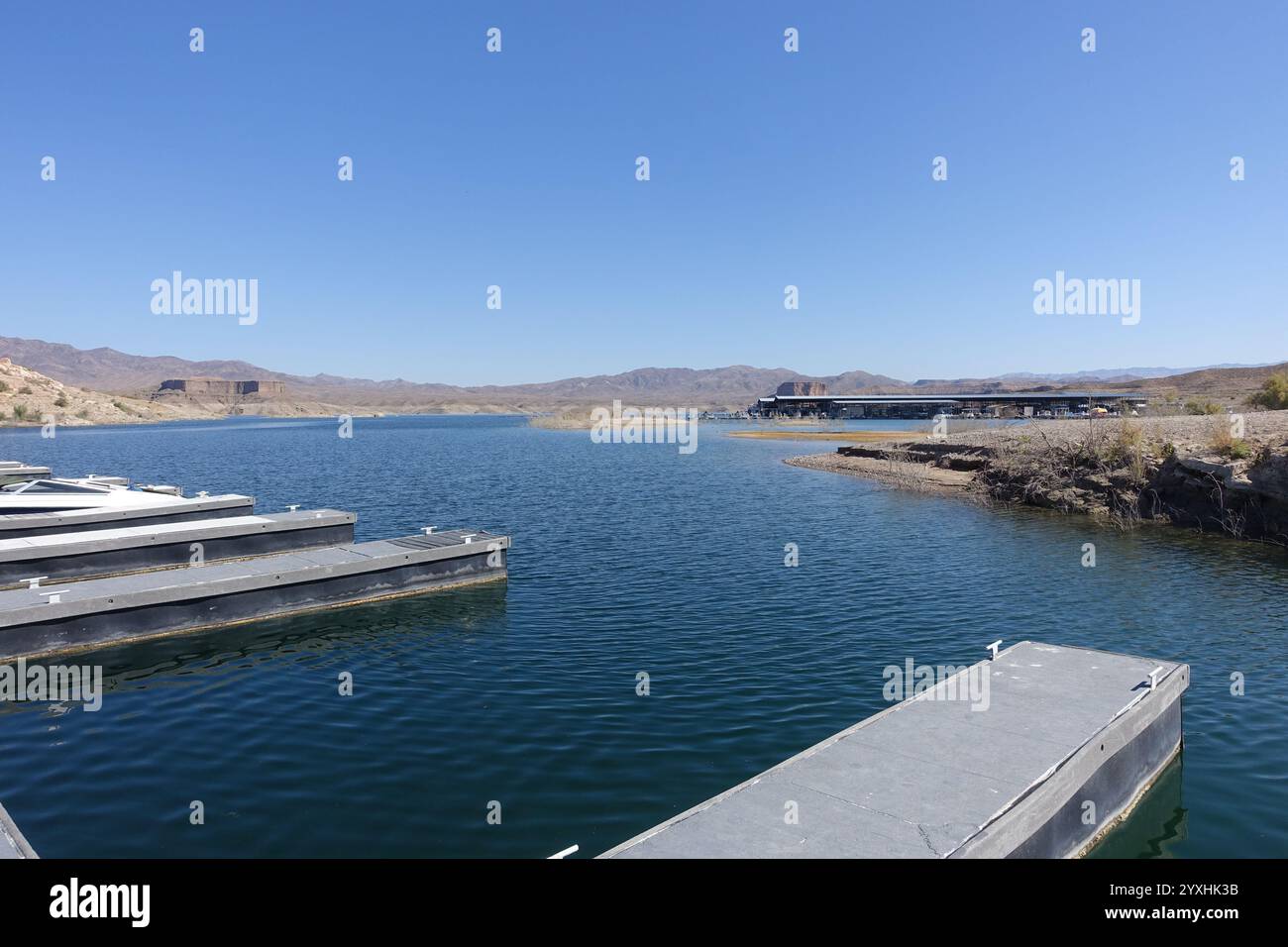 Falling water levels on Lake Meade Stock Photo - Alamy