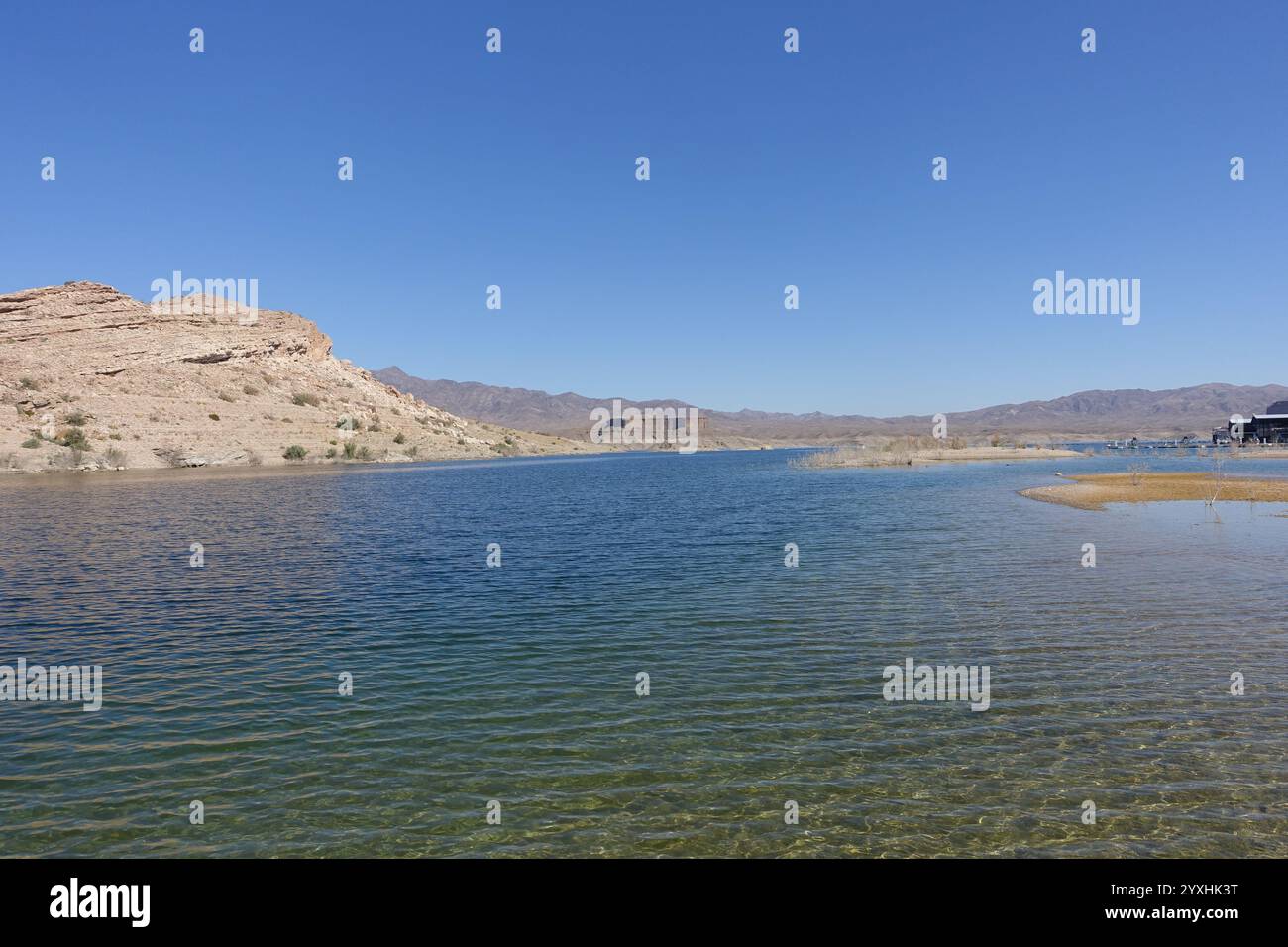 Falling water levels on Lake Meade Stock Photo - Alamy