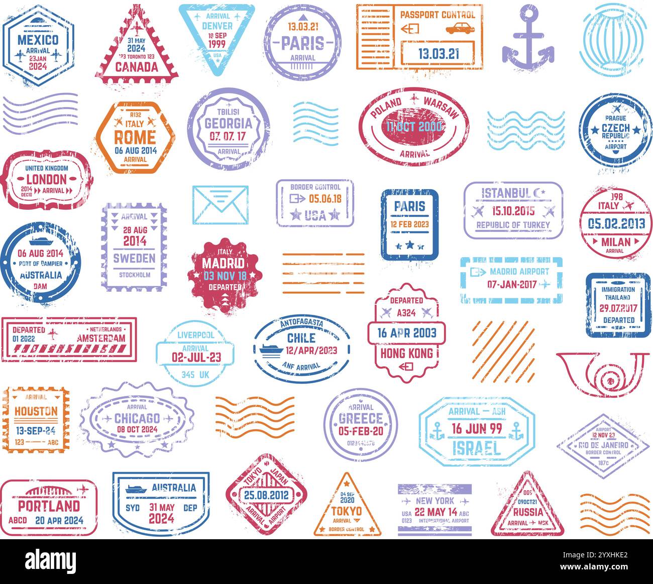 Airport parcels Stock Vector Images - Alamy