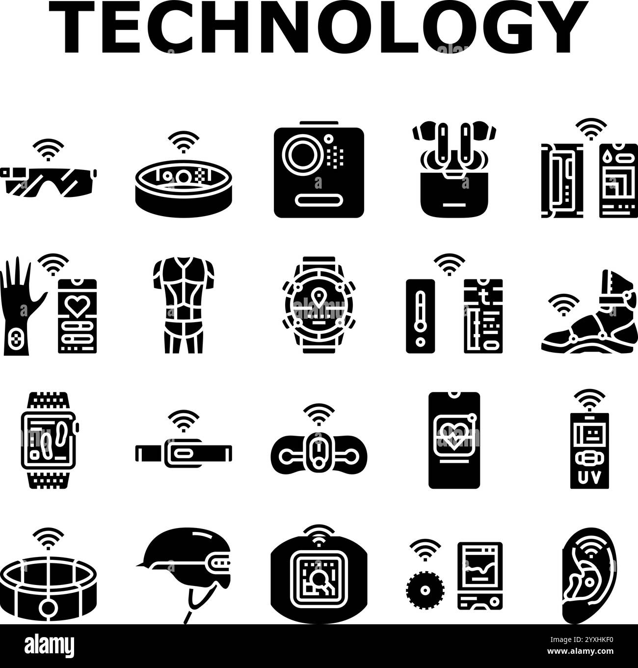Wearable technology devices Black and White Stock Photos & Images - Alamy