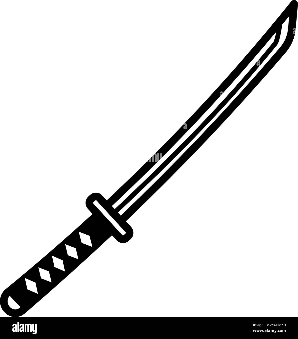 illustration of a sword, katana Stock Vector Image & Art - Alamy