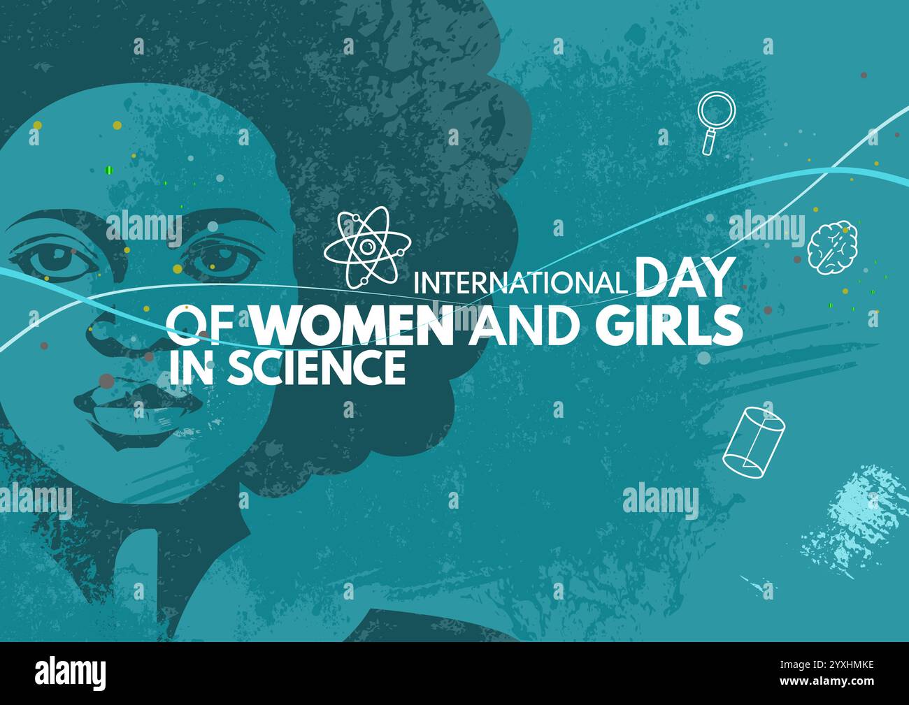 International day of women and girls in science Stock Vector Images - Alamy