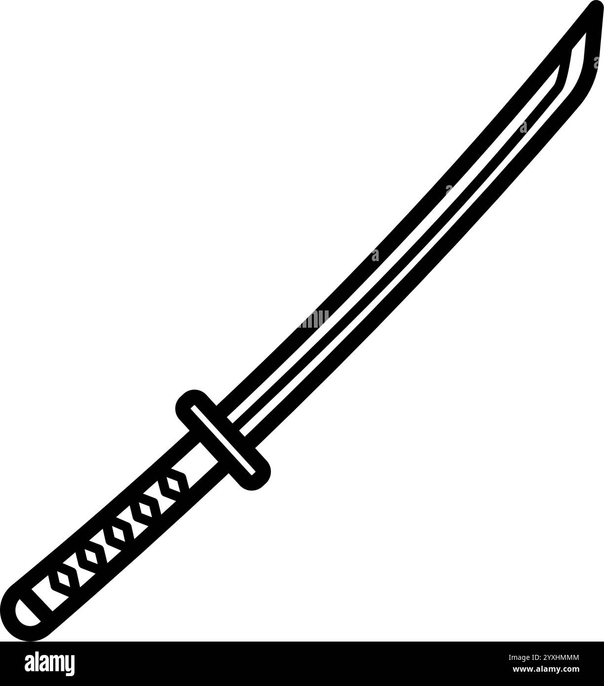 Samurai Sword Drawing How To Draw A Katana (Sword) Step By Step
