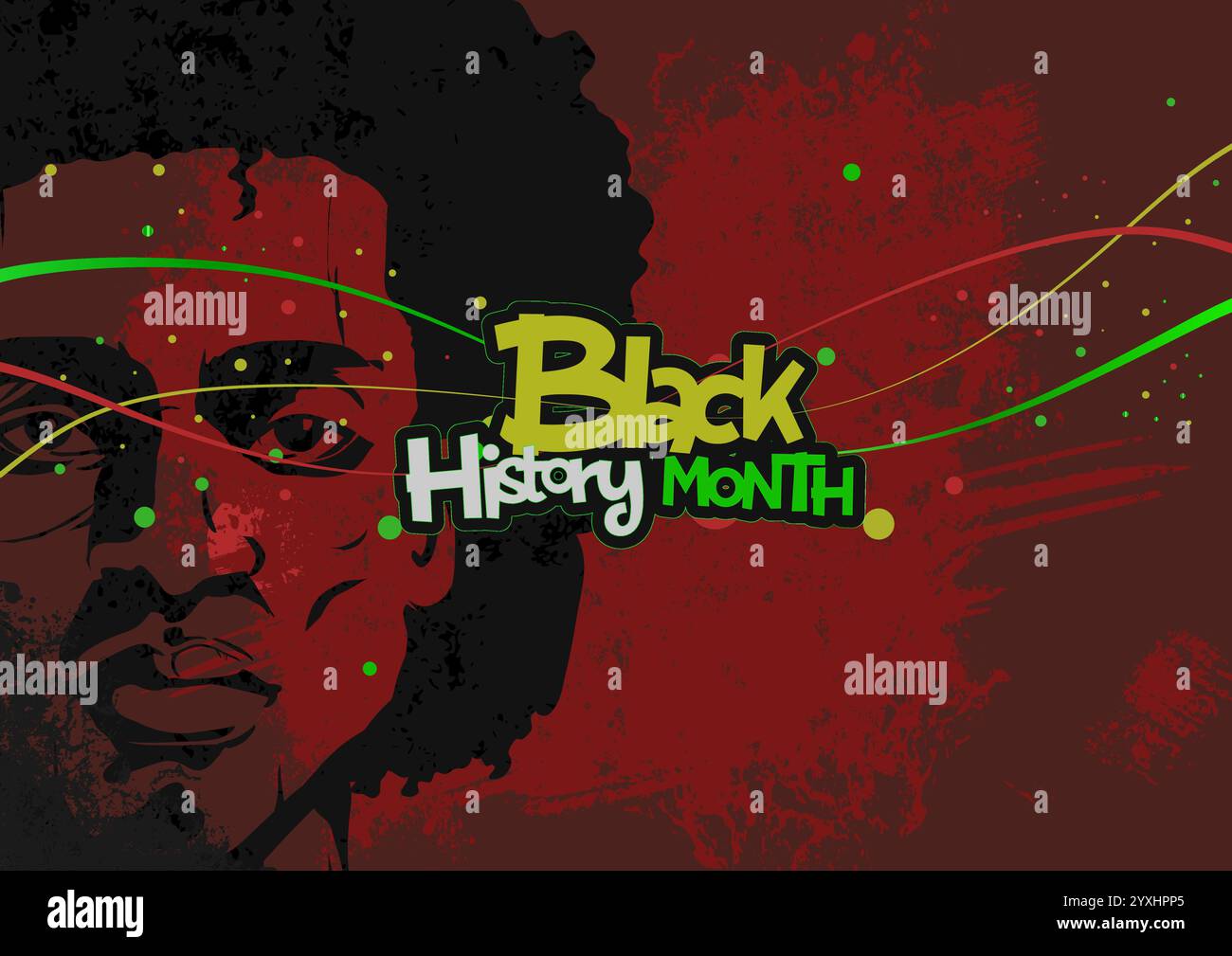 Black history month banner. Vector illustration Stock Vector Image ...