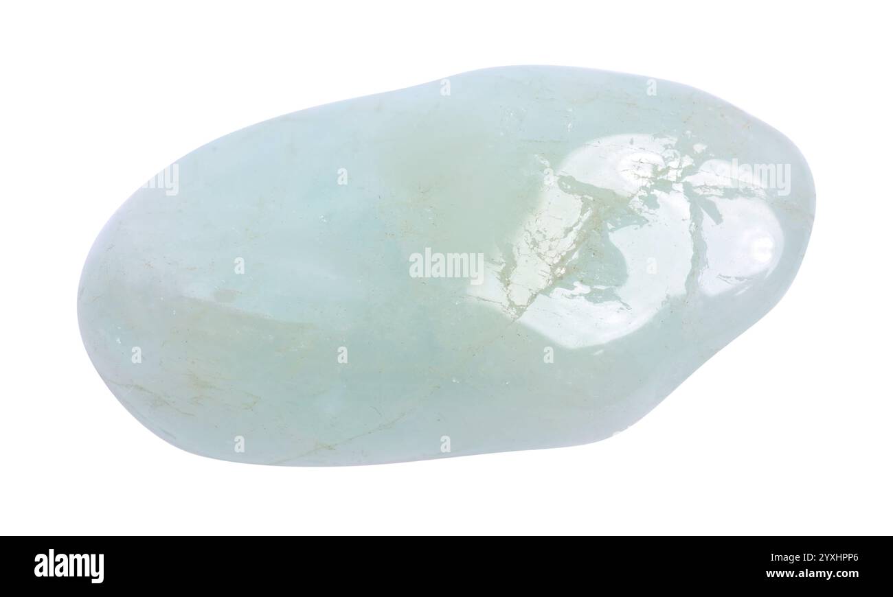 Beautiful mineral isolated on white. Natural gemstone Stock Photo - Alamy