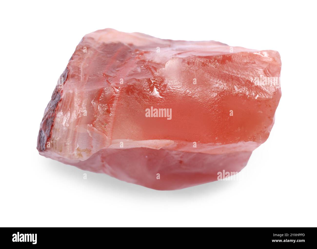 Beautiful mineral isolated on white. Natural gemstone Stock Photo - Alamy