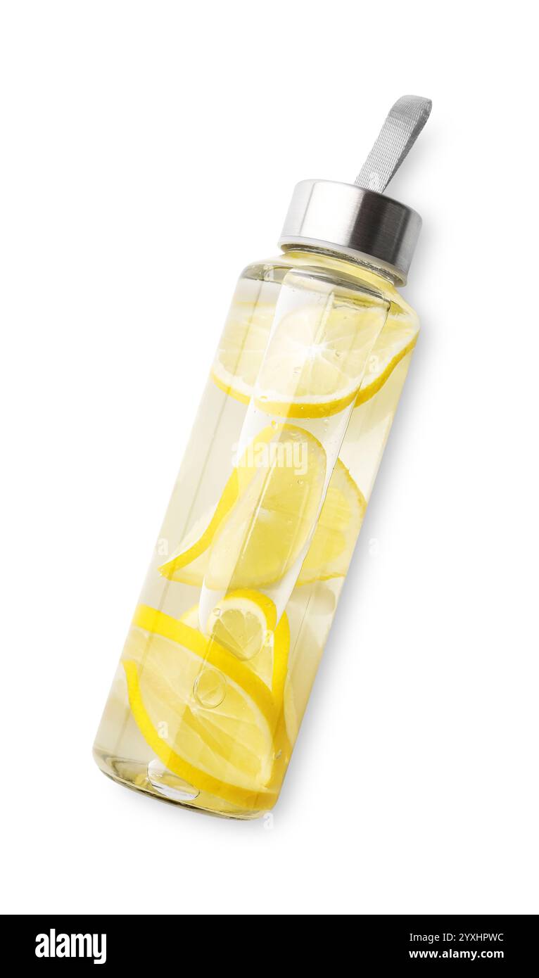 Slices lemon in water Cut Out Stock Images & Pictures - Alamy