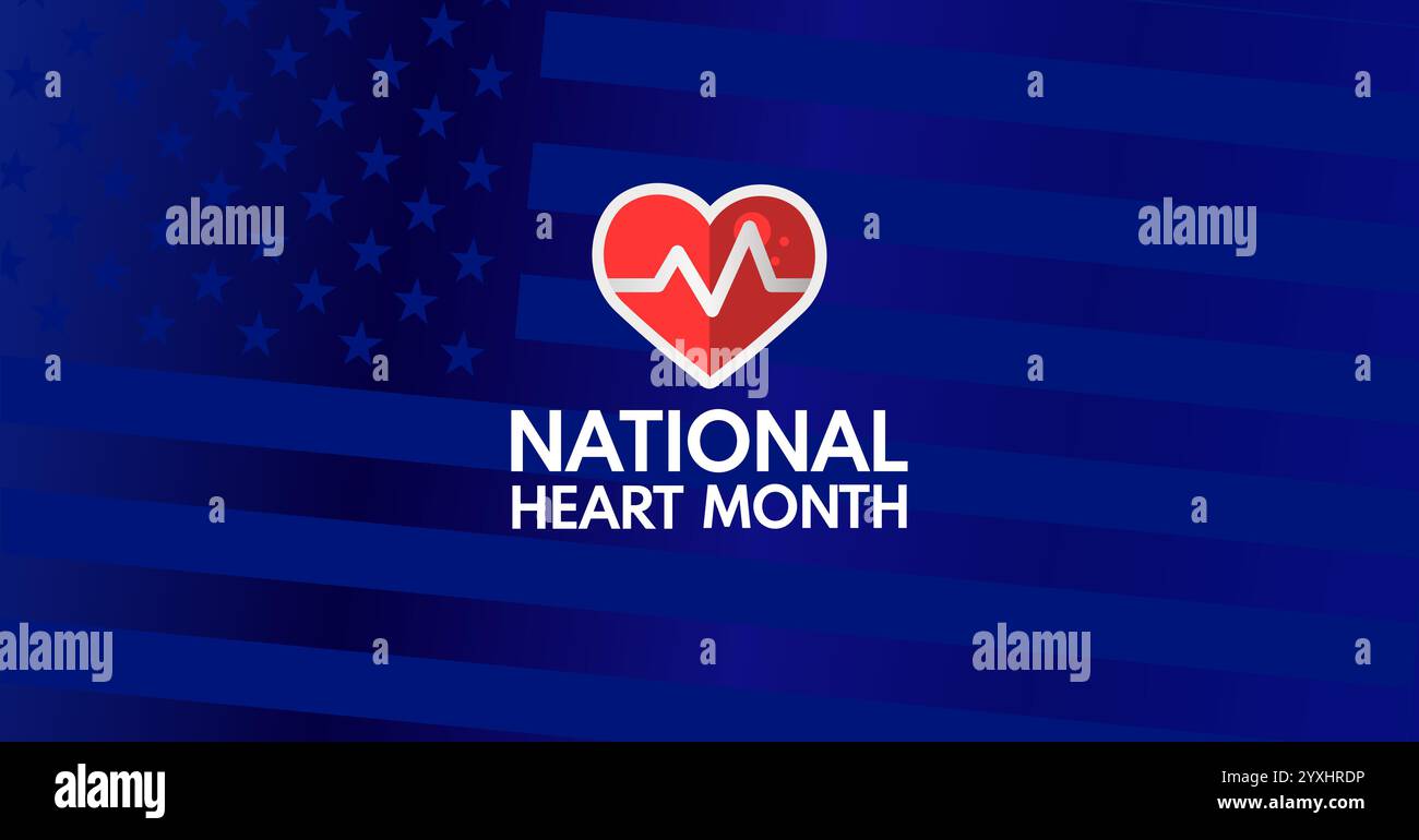 National Heart month Stock Vector Image & Art - Alamy