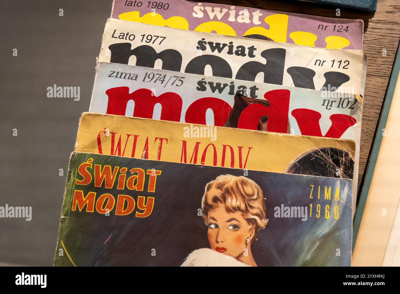 Vintage polish fashion magazine covers collection, Swiat Mody retro ...