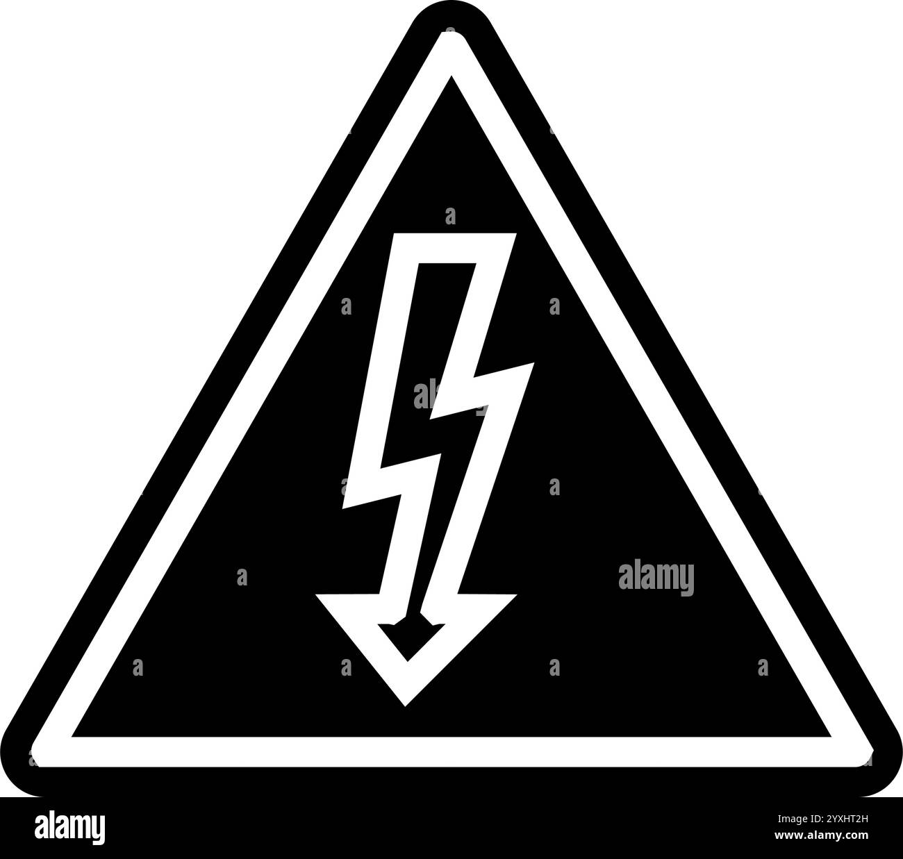 electrical safety injury prevention glyph icon vector illustration ...