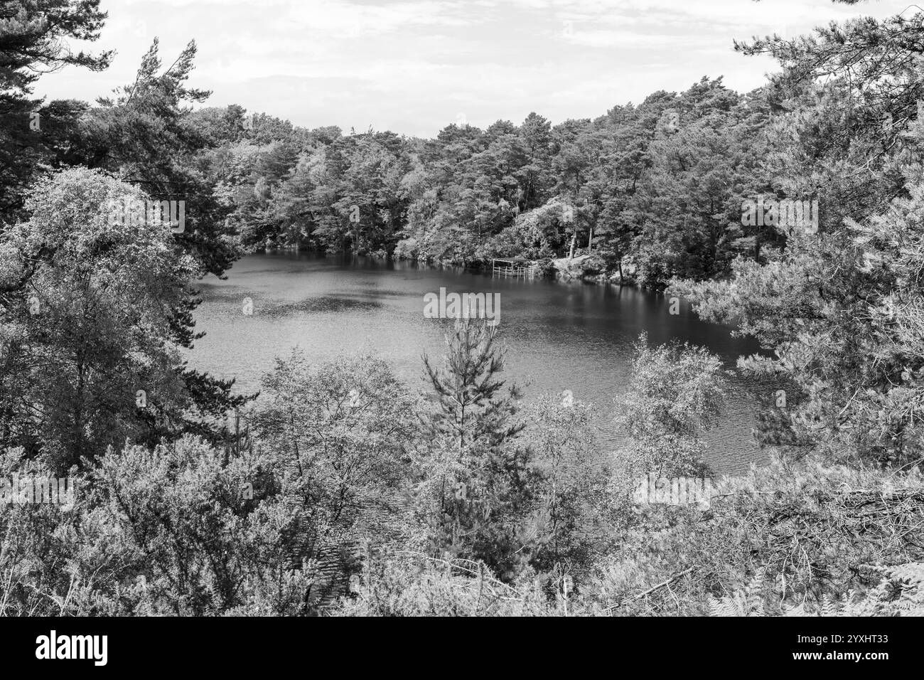 Photo of the Blue Pool in Dorset Stock Photo - Alamy