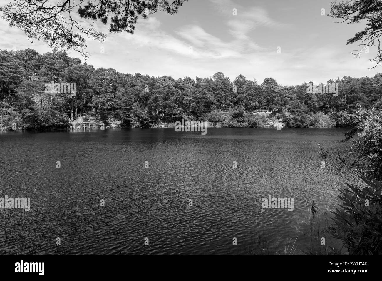 Photo of the Blue Pool in Dorset Stock Photo - Alamy