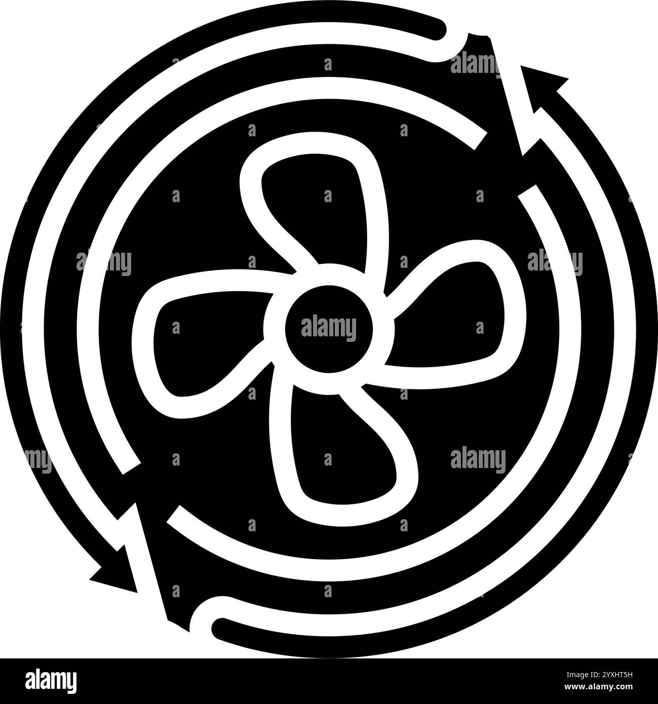 proper ventilation injury prevention glyph icon vector illustration ...