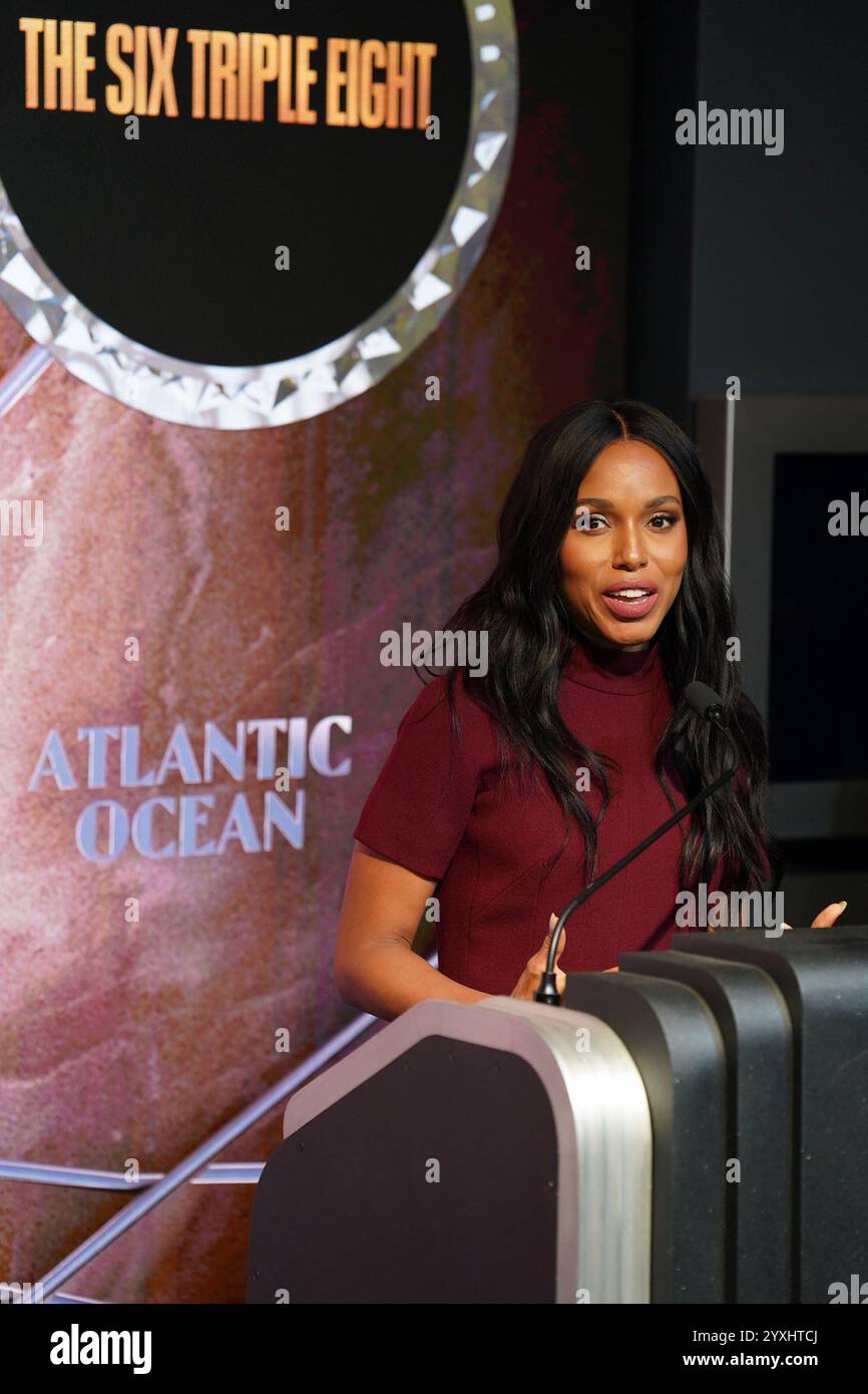 Ny. 16th Dec, 2024. Kerry Washington at a public appearance for THE SIX TRIPLE EIGHT Cast Light ...