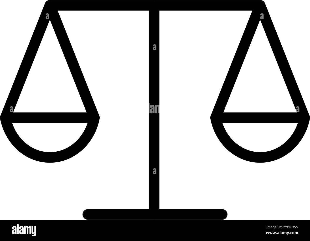 scales -vector icon Stock Vector Image & Art - Alamy