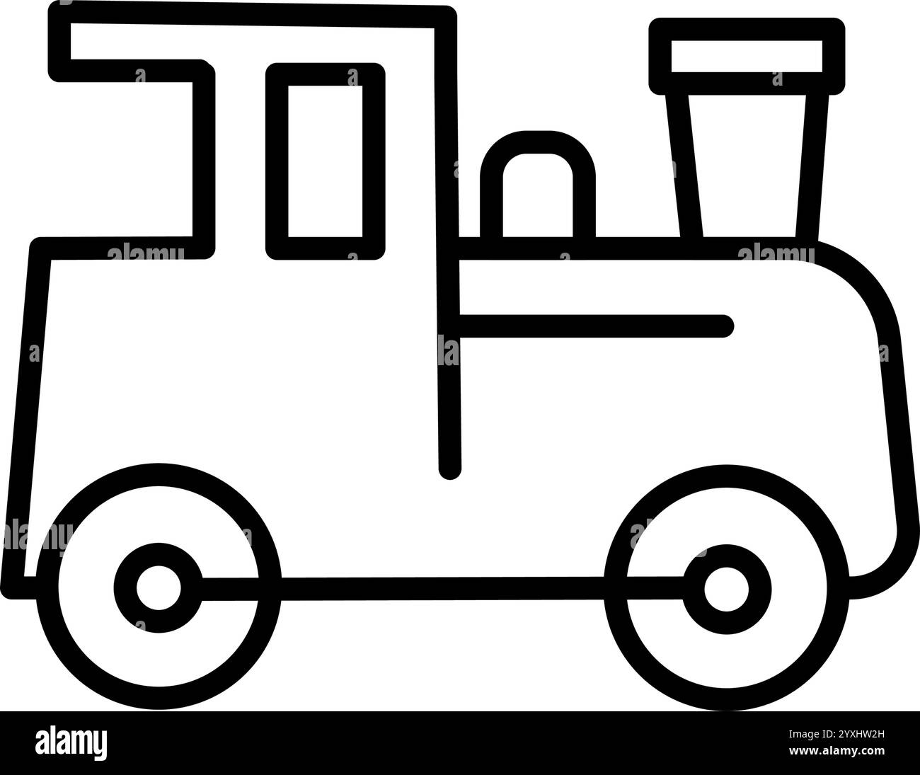 locomotive toy, train - vector icon Stock Vector Image & Art - Alamy