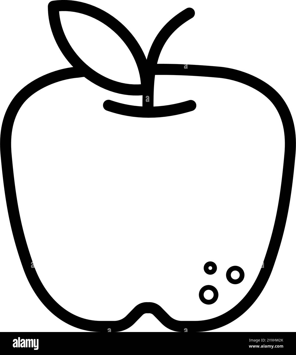 apple - vector icon Stock Vector Image & Art - Alamy