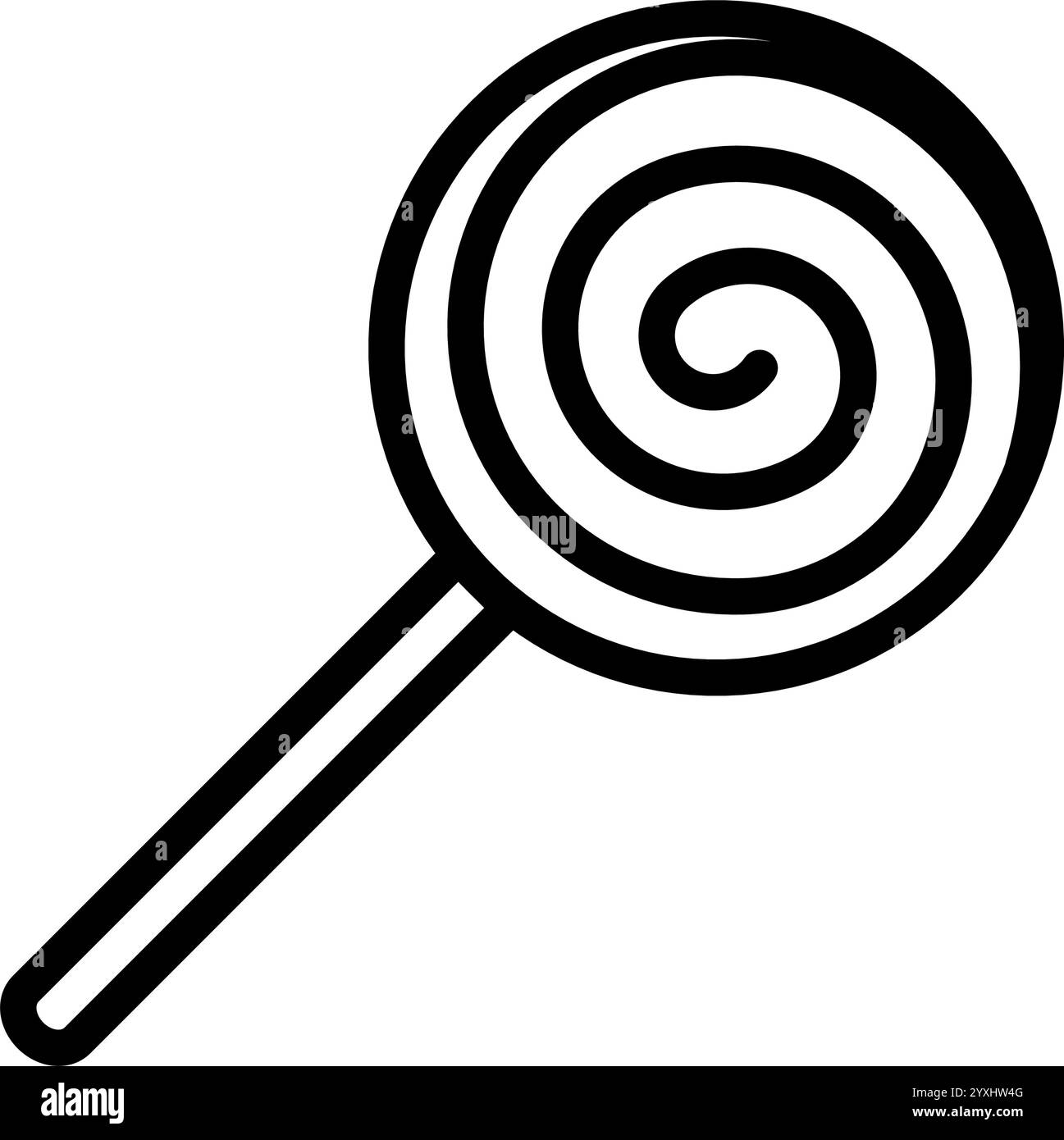 Lollipop icon linear vector Stock Vector Images - Alamy
