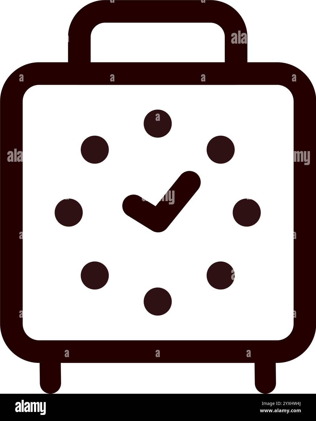 Clock linear icon time Stock Vector Images - Alamy