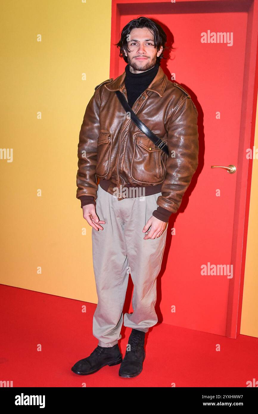 Paris, France. 16th Dec, 2024. French actor Paolo Luka Noe poses for a ...