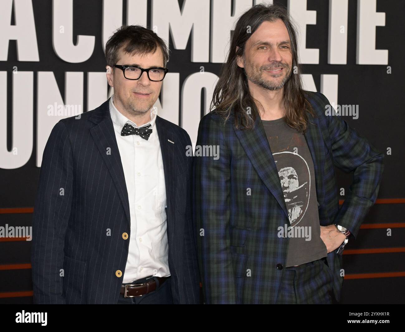 Hollywood, California, USA. 10th Dec, 2024. Rivers Cuomo and Brian Bell ...