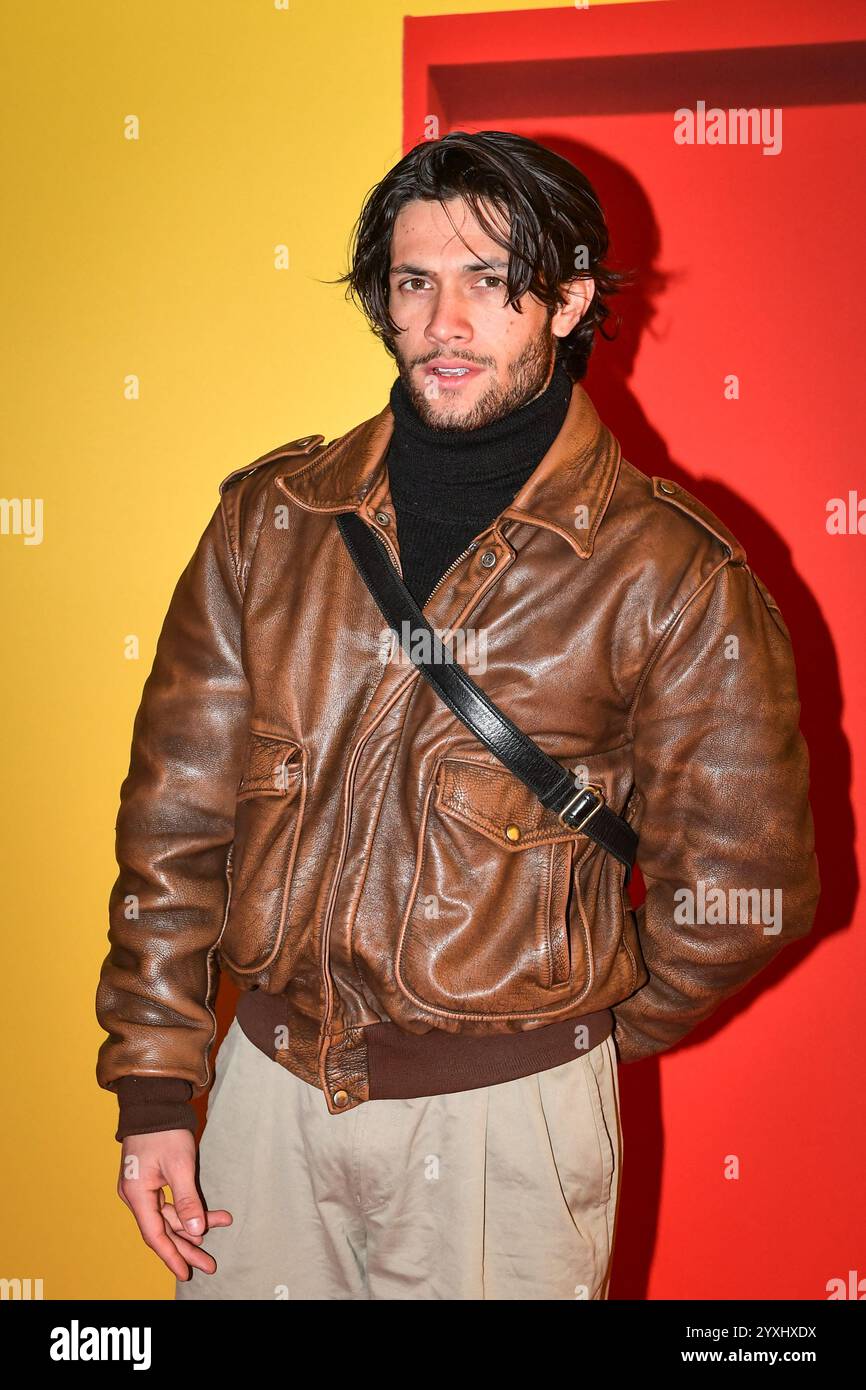 Paris, France. 16th Dec, 2024. French actor Paolo Luka Noe poses for a ...