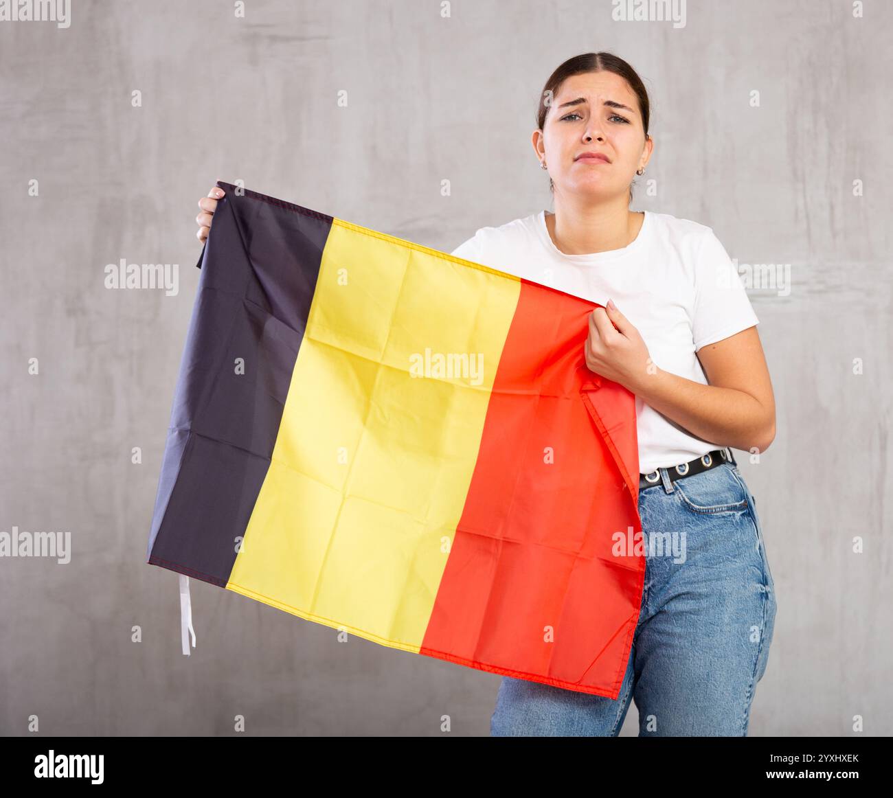German fan crying hi-res stock photography and images - Alamy