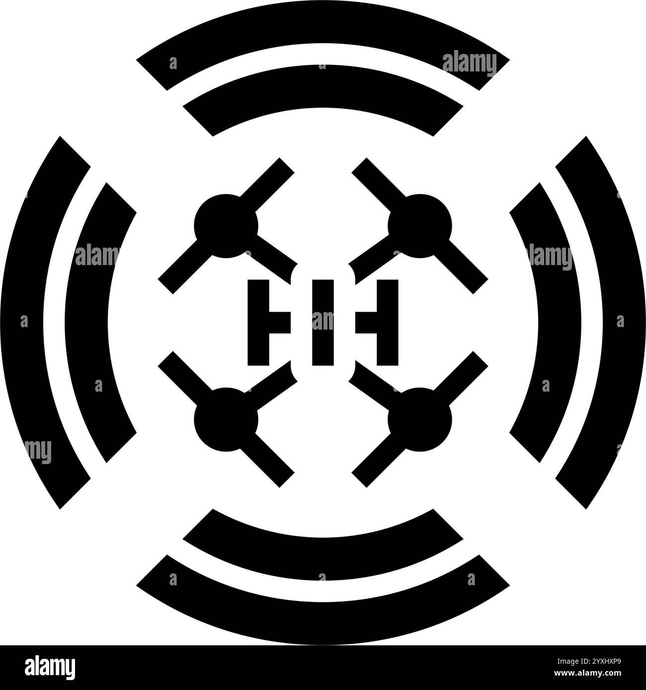 airspace map unmanned aerial vehicle glyph icon vector illustration ... airspace map unmanned aerial vehicle glyph icon vector illustration ...