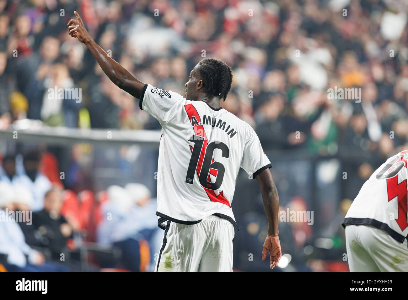 Abdul Mumin seen celebrating after goal during LaLiga EA SPORTS game ...