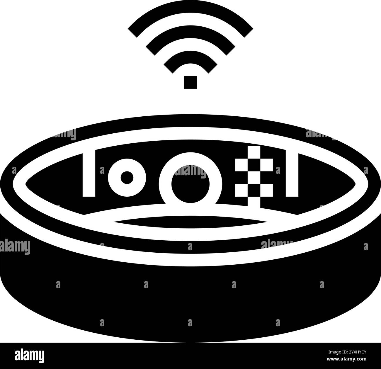 smart ring wearable glyph icon vector illustration Stock Vector Image ...