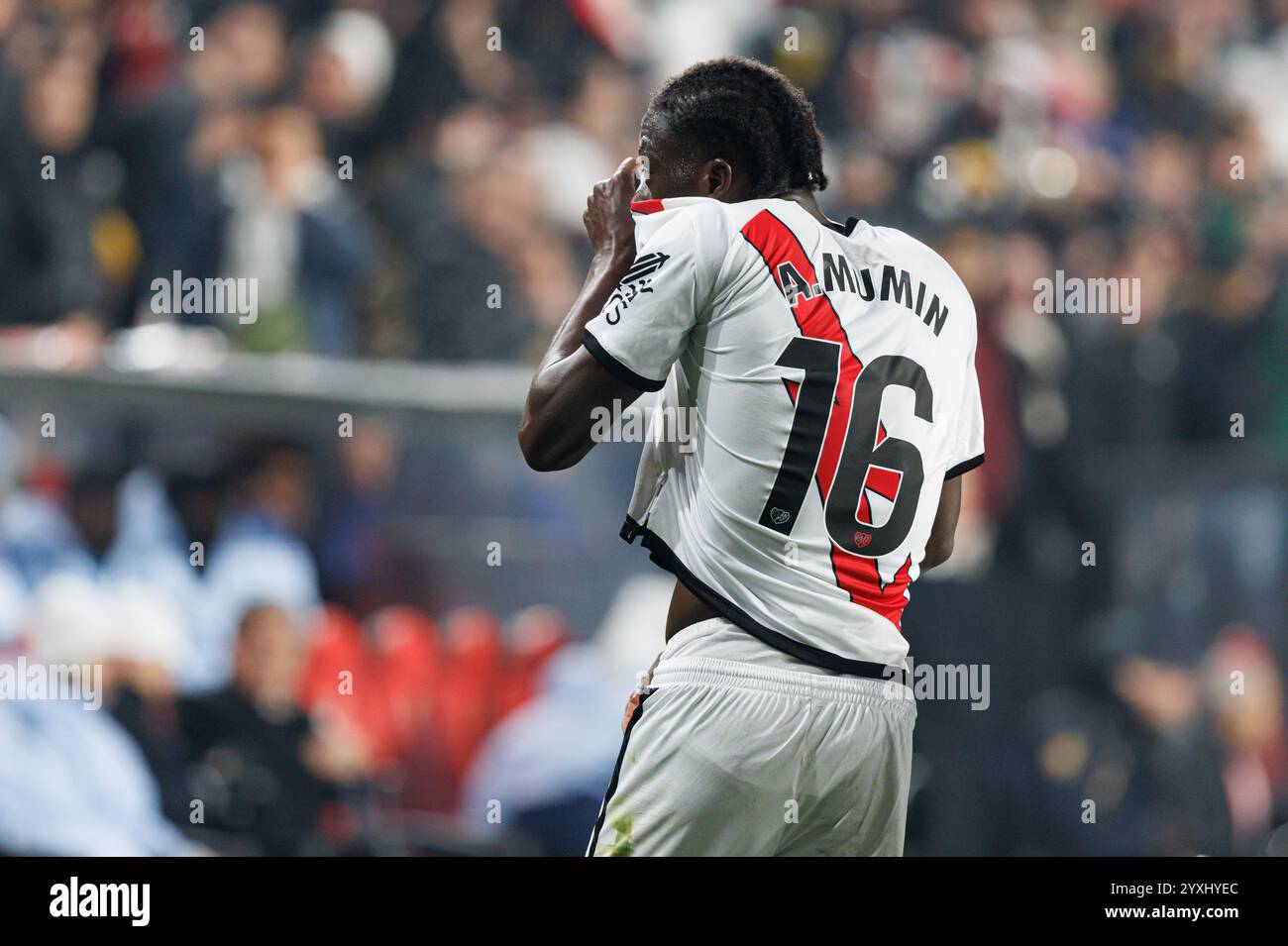 Abdul Mumin seen celebrating after goal during LaLiga EA SPORTS game ...