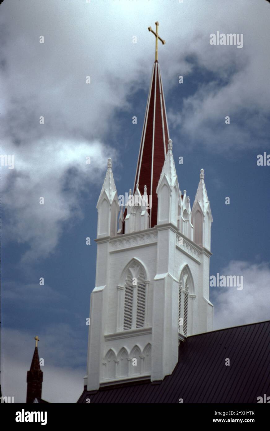 Virginia City NV USA. 1981. The first Catholic church in Virginia City ...