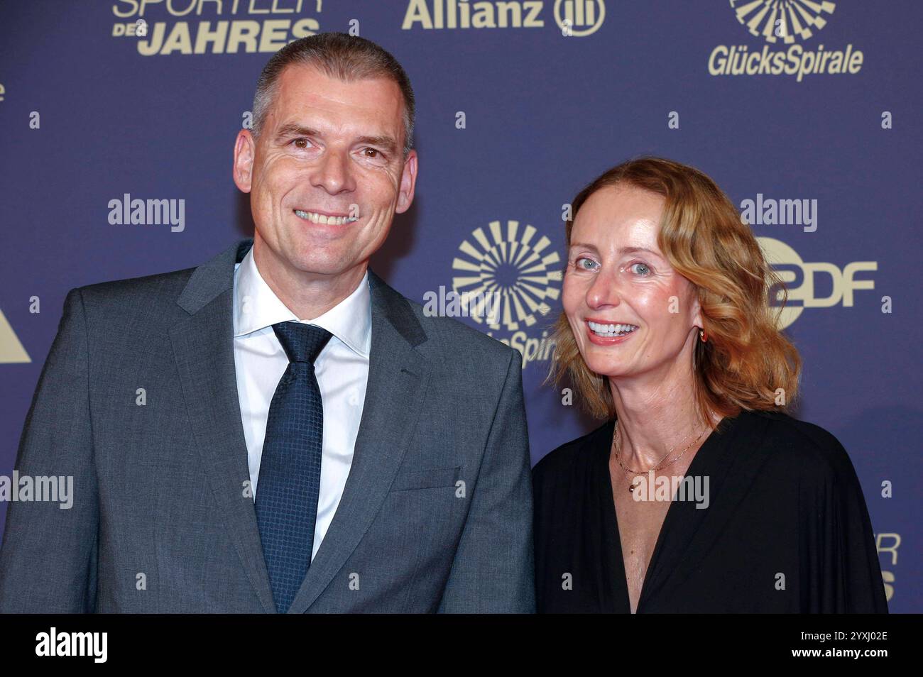 Andre Schmidt mit Ehefrau bei der 77. Sportler des Jahres Gala 2024 im ...