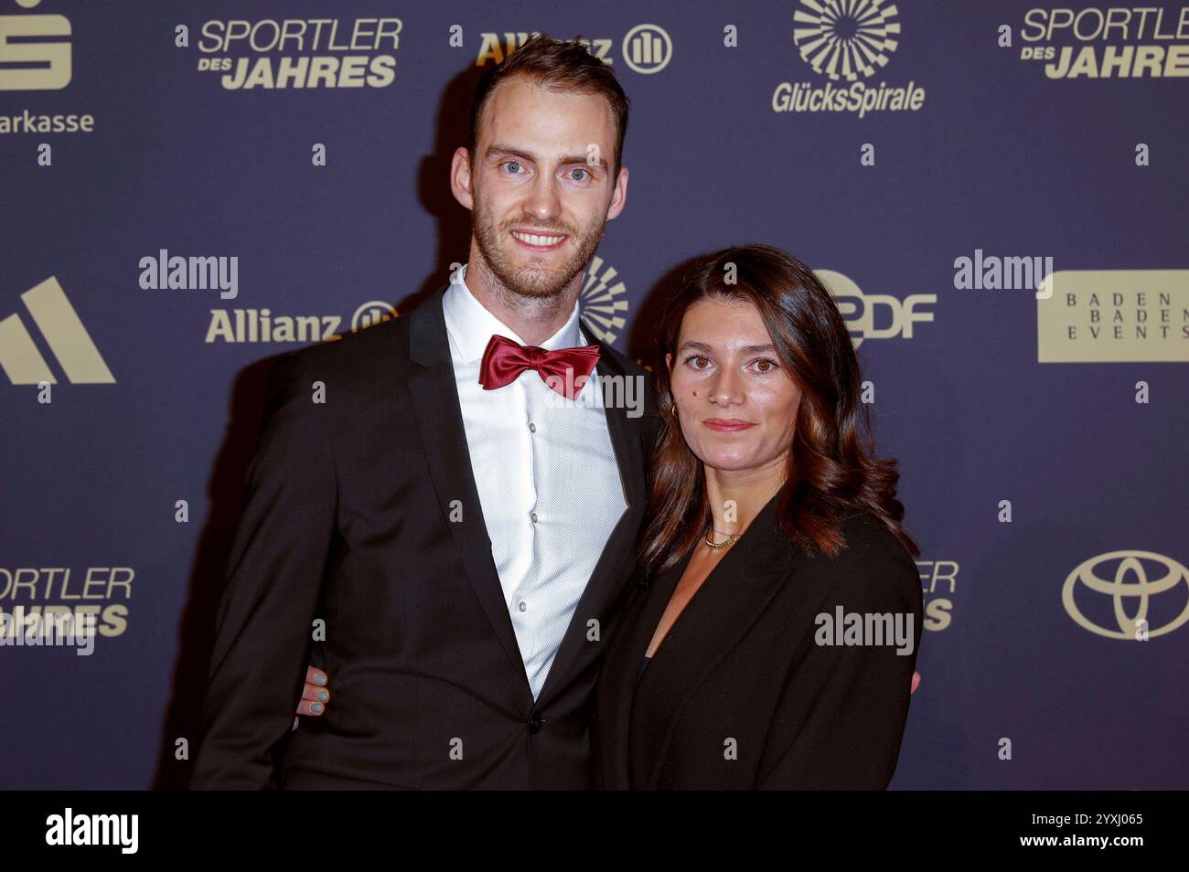 Clemens Wickler mit Franziska bei der 77. Sportler des Jahres Gala 2024 ...