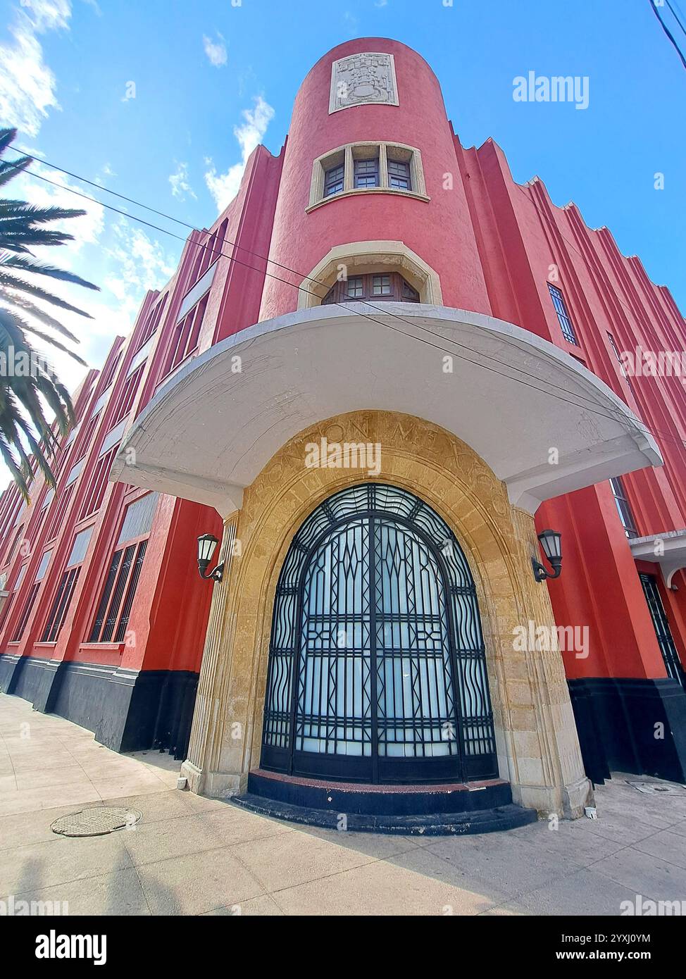 Mexico City, Mexico - Aug 23 2023: Fronton Mexico is a Basque pelota ...
