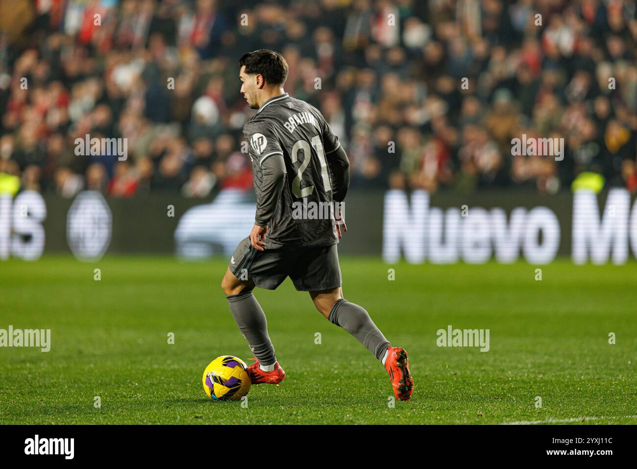 Brahim Diaz seen during LaLiga EA SPORTS game between teams of Rayo ...