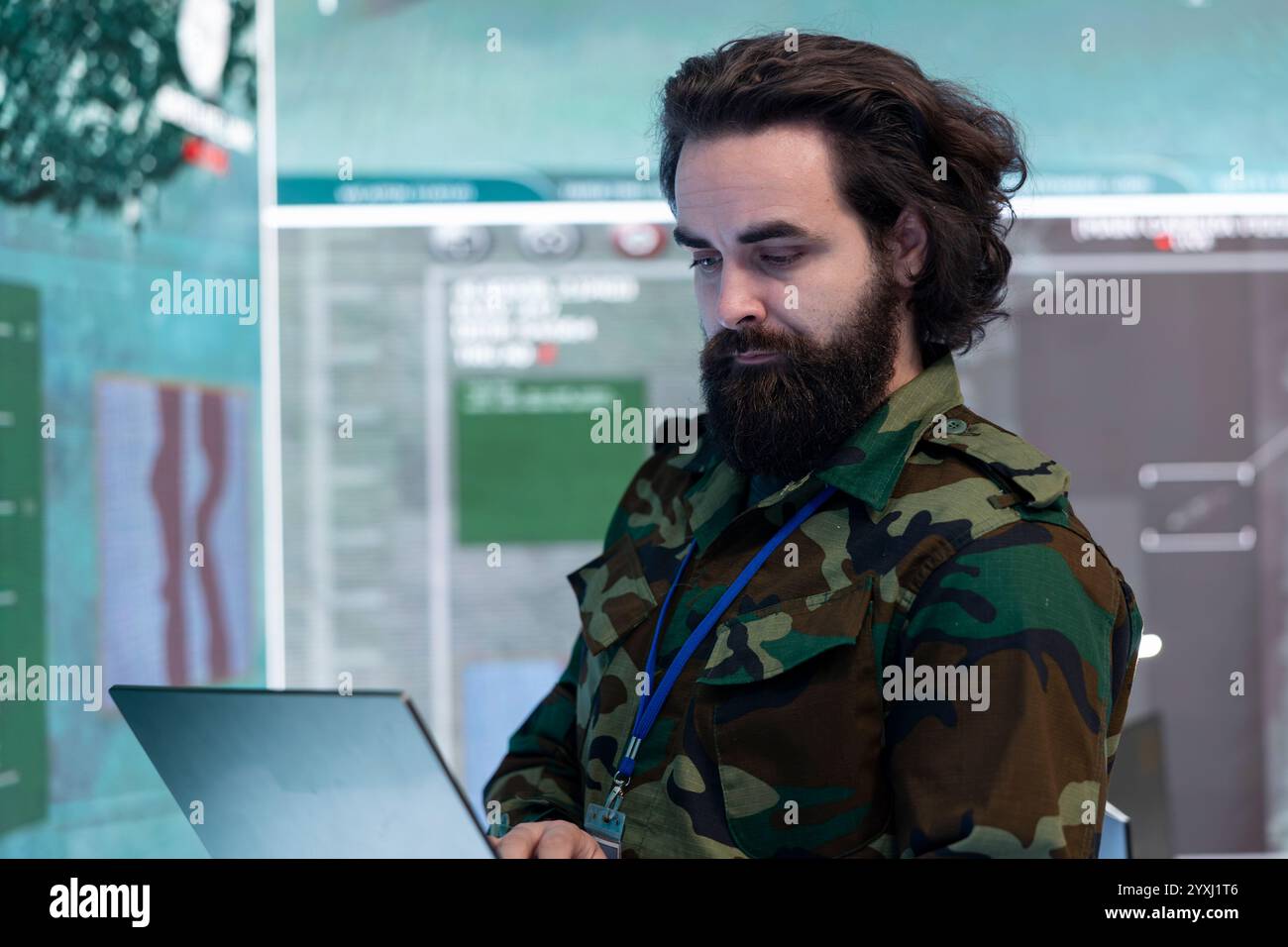 Technical engineer gathers intelligence from world map projection ...