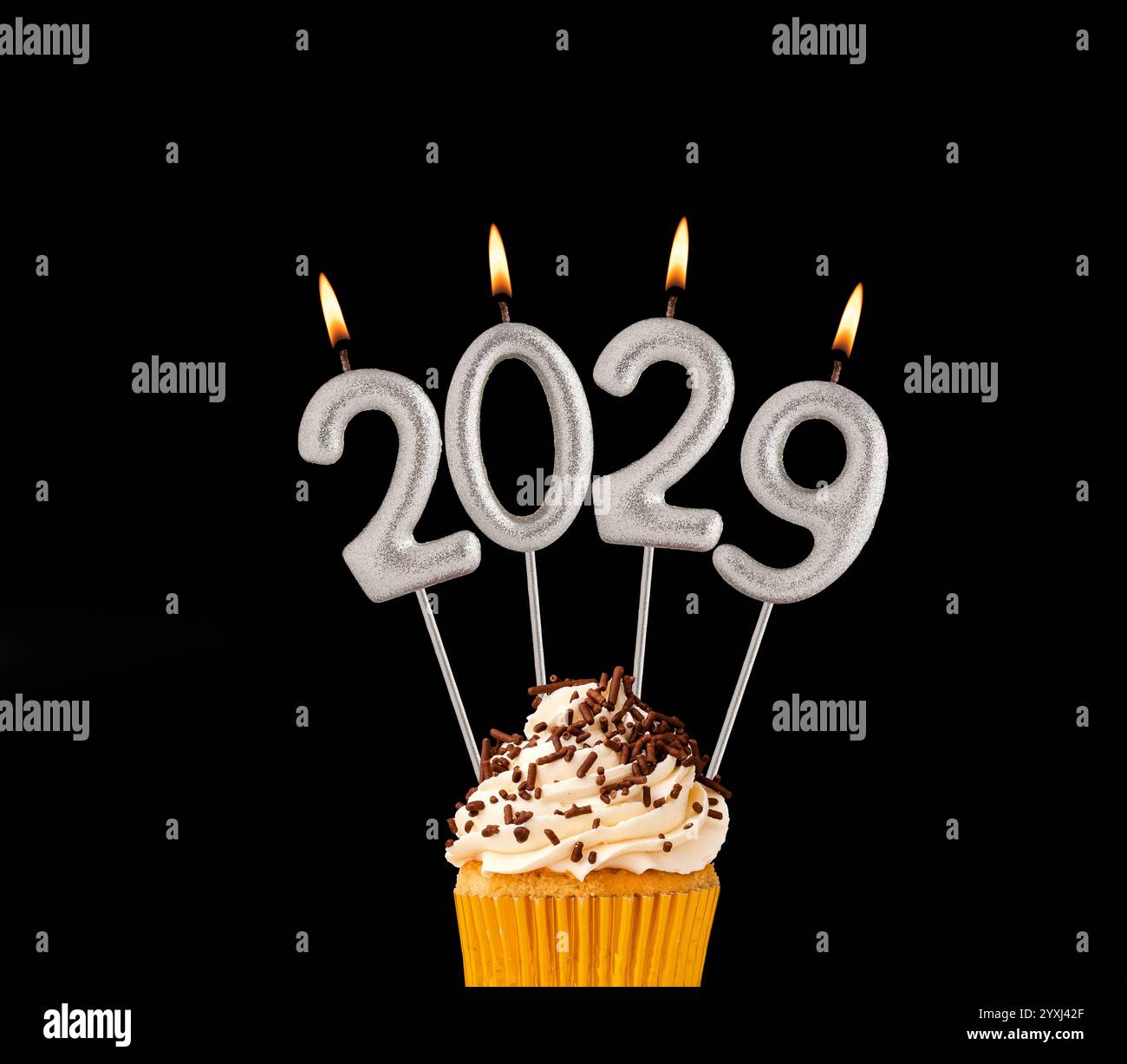 Candle number 2029 happy hi-res stock photography and images - Alamy