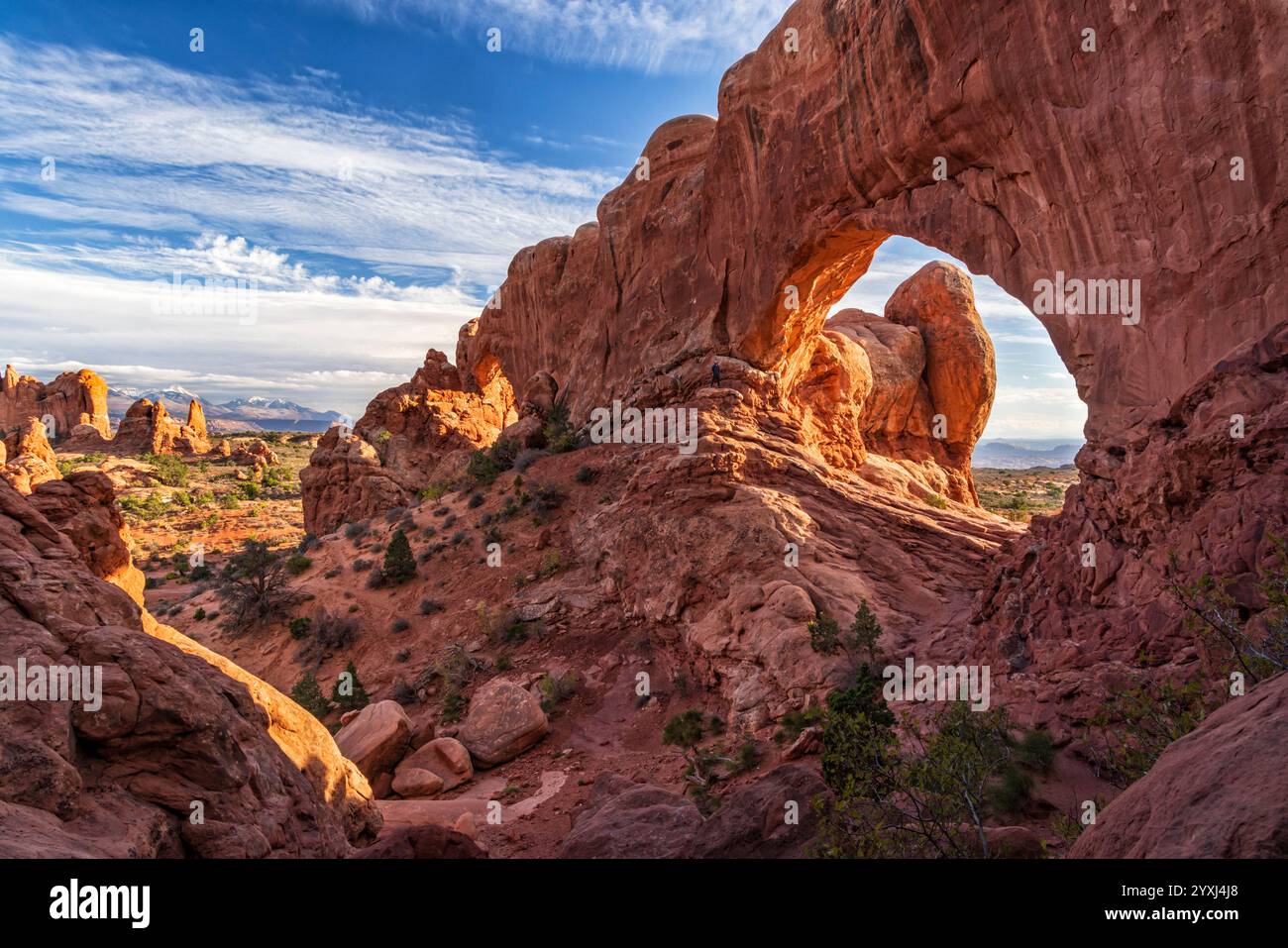 The back side of the North Window lit by afternoon light, at the ...