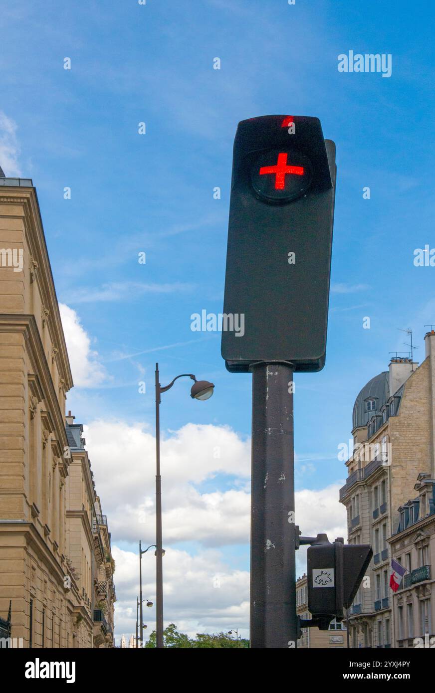 Traffic Light Red Cross