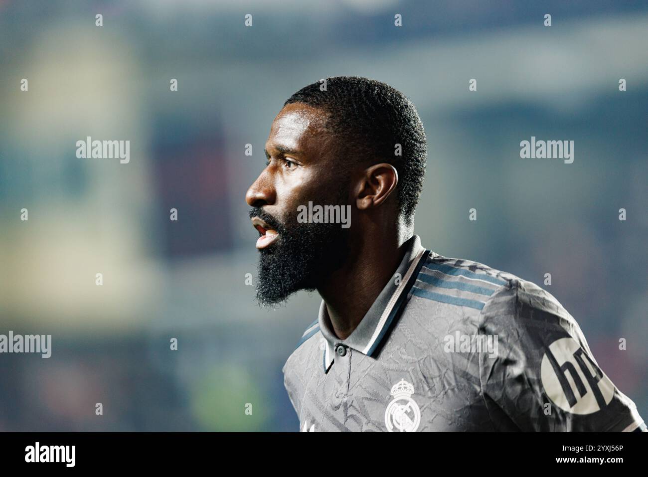 Antonio Rudiger seen during LaLiga EA SPORTS game between teams of Rayo ...
