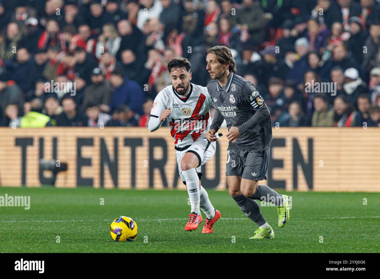 Unai Lopez, Luka Modric seen during LaLiga EA SPORTS game between teams ...
