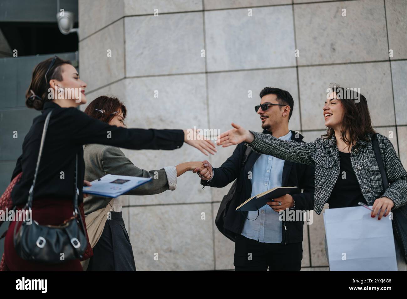 Multicultural team discussing business ideas and analyzing performance ...