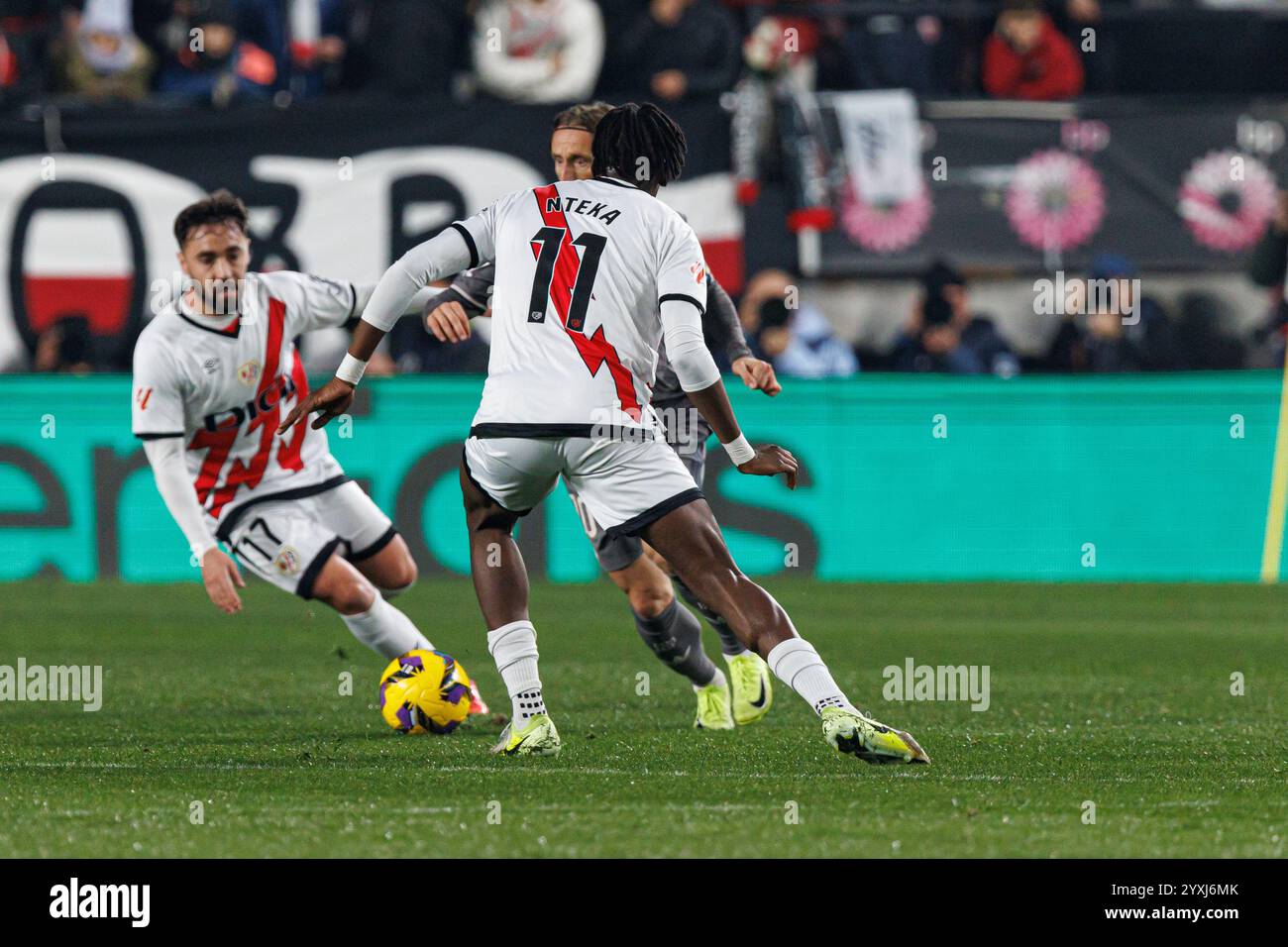 Randy Nteka seen during LaLiga EA SPORTS game between teams of Rayo ...
