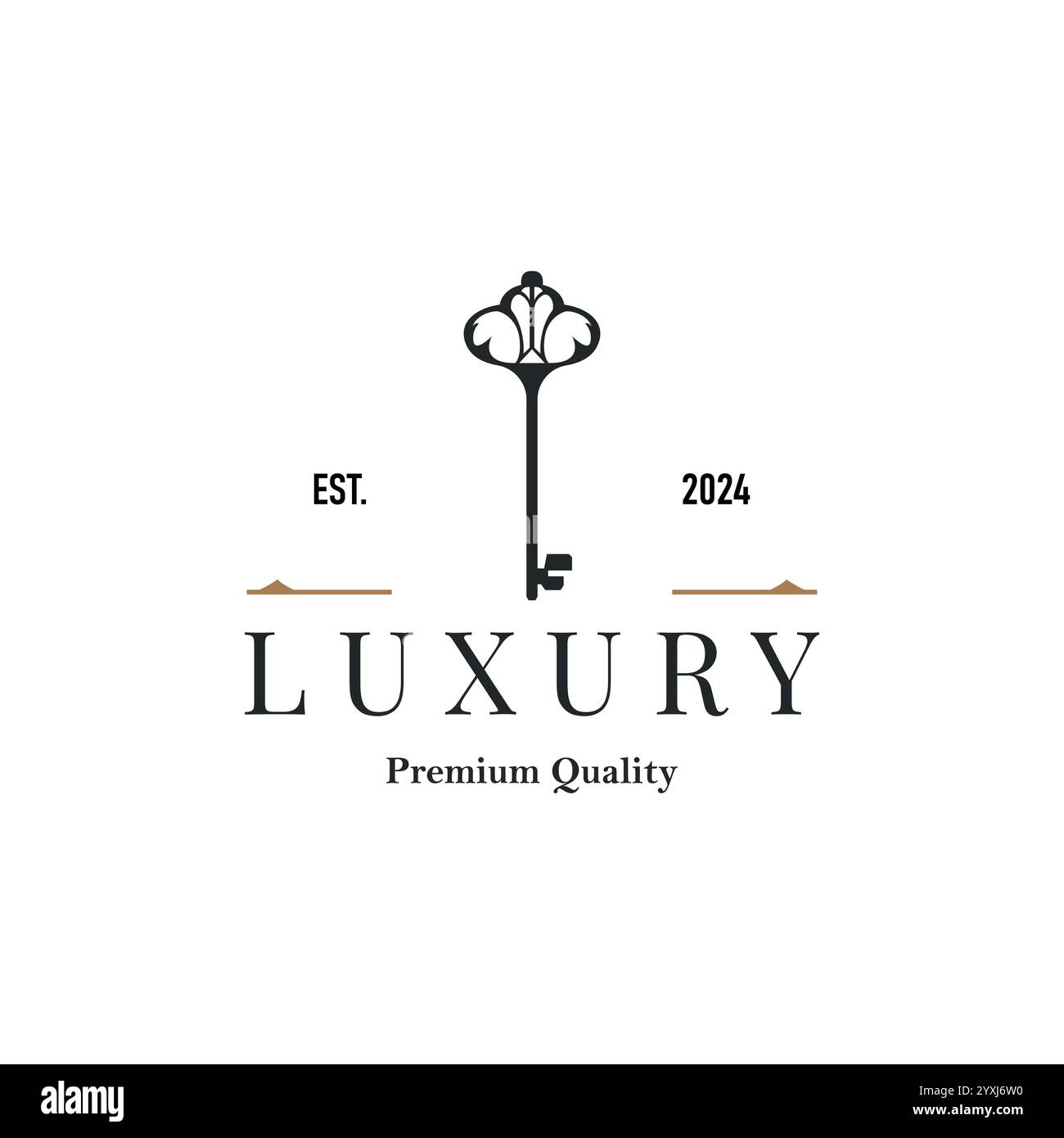 Old hotel key Stock Vector Images - Alamy