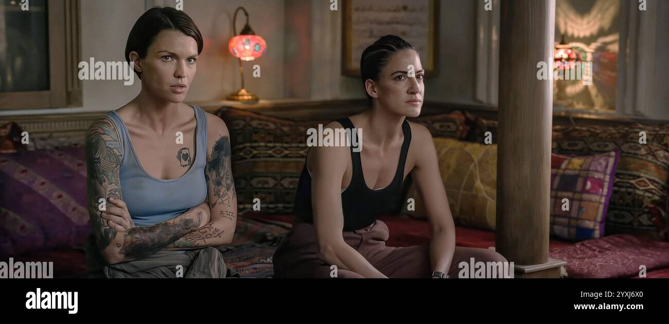 DIRTY ANGELS, from left: Ruby Rose, Rona-Lee Shimon, 2024. © Lionsgate ...