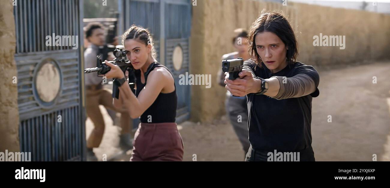 DIRTY ANGELS, from left: Rona-Lee Shimon, Eva Green, 2024. © Lionsgate ...